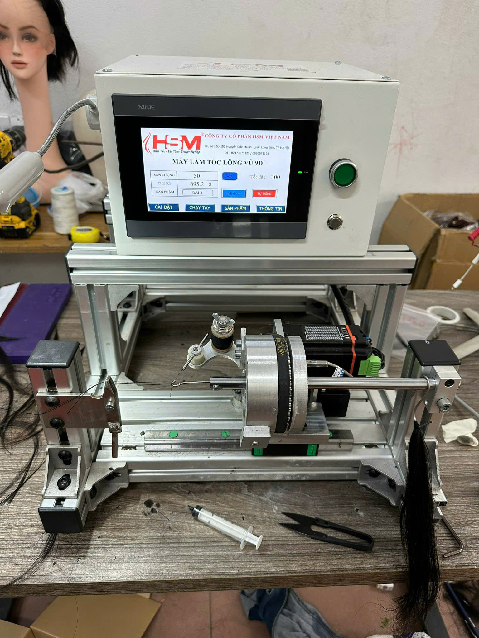 Máy làm tóc lông vũ 9D HSM ( HS-V02 ) – Hsmhairmachine.com